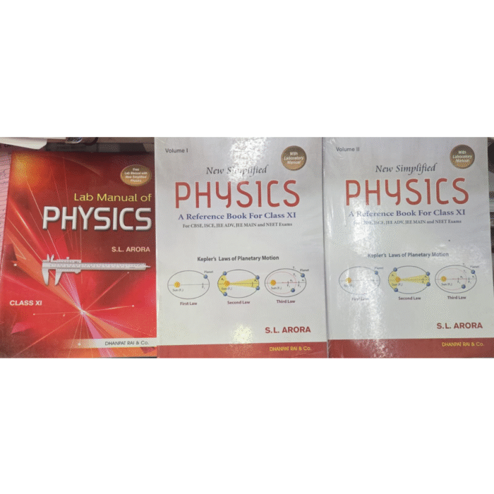 New Simplified Physics (Vol. I & II) and Lab Manual of Physics for ...