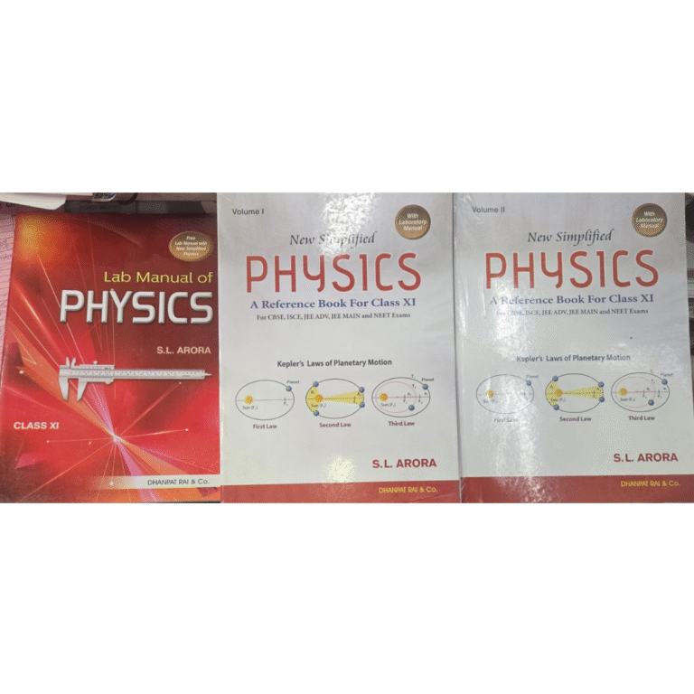 New Simplified Physics (Vol. I & II) and Lab Manual of Physics for ...